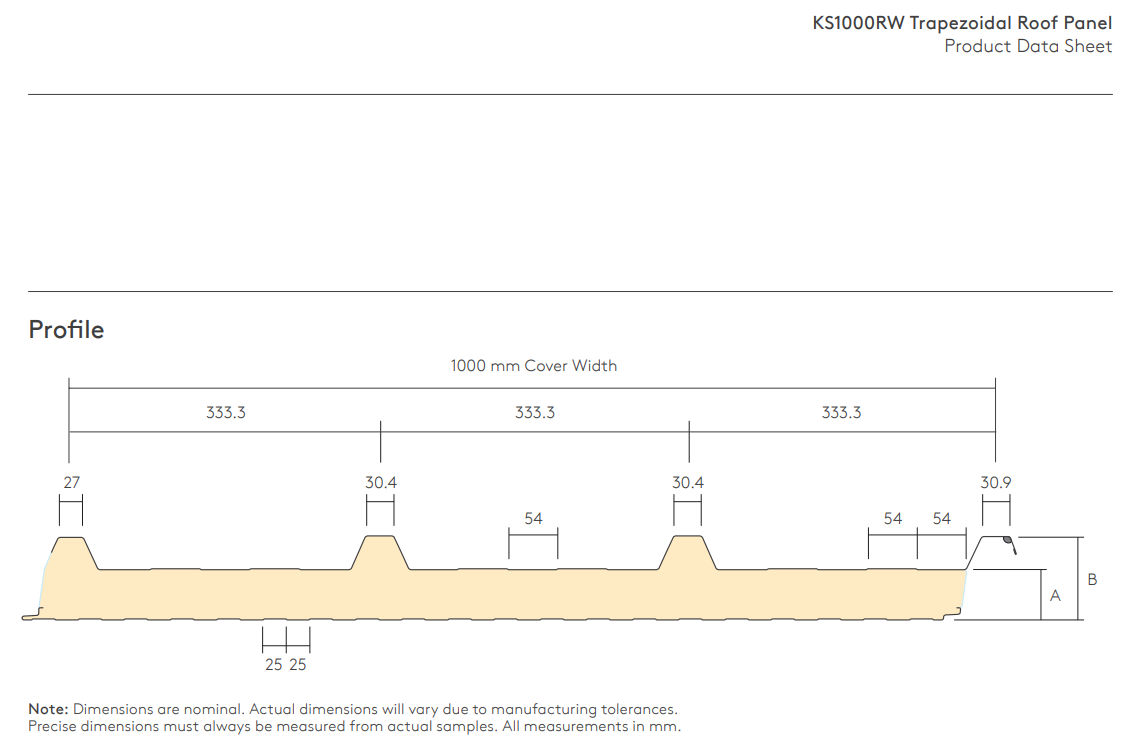 Kingspan KS1000RW Trapezoidal Roof Panel | STEEL SELECT®